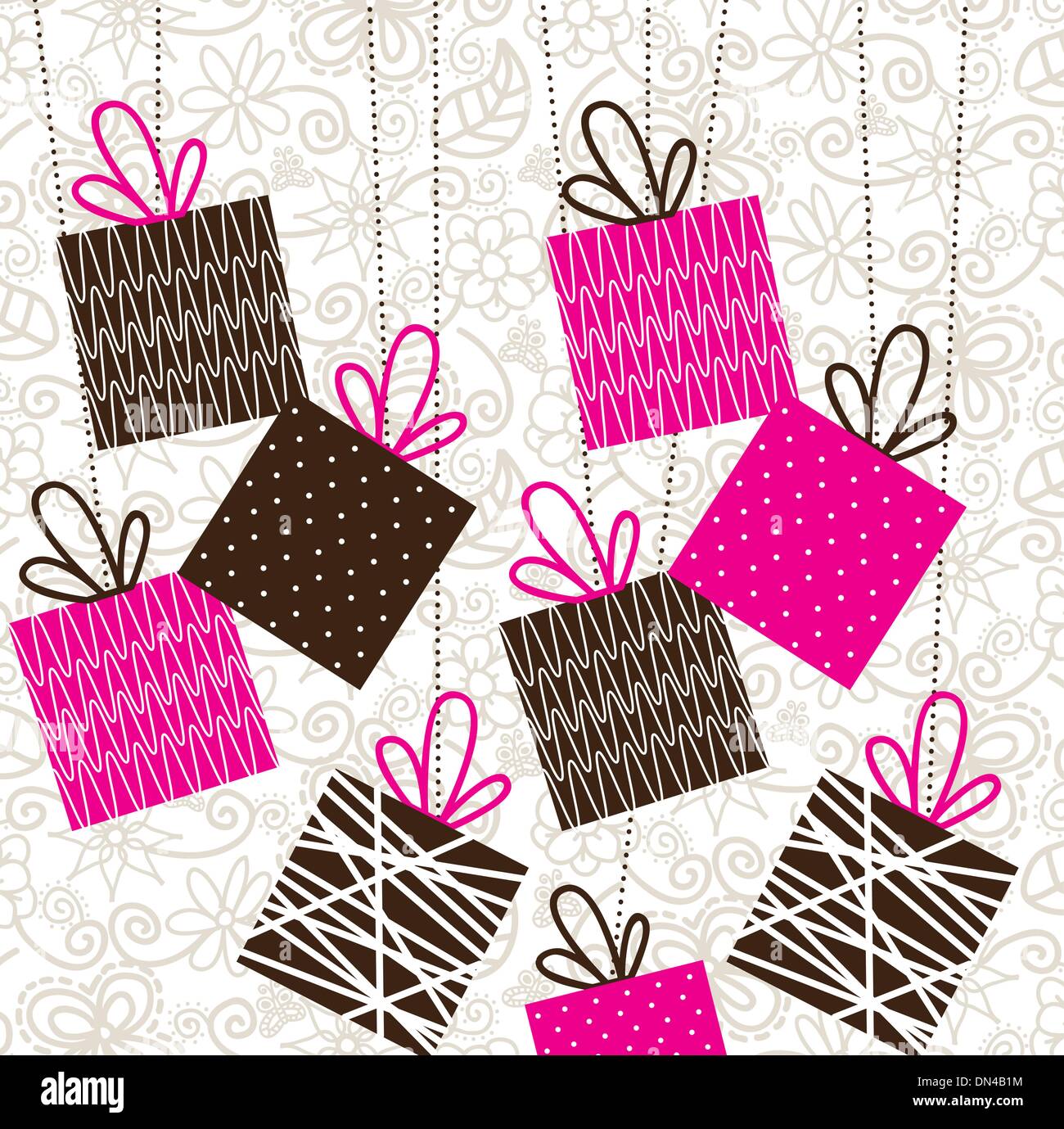 Birthday effect Stock Vector Images - Alamy