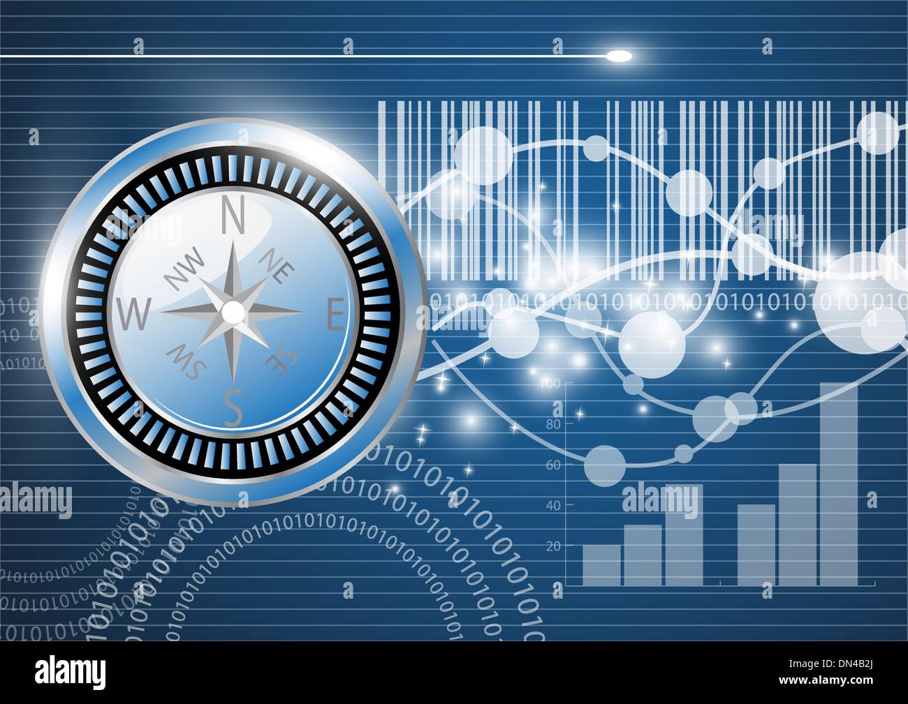 Abstract compass and technology background eps.10 Stock Vector Image ...
