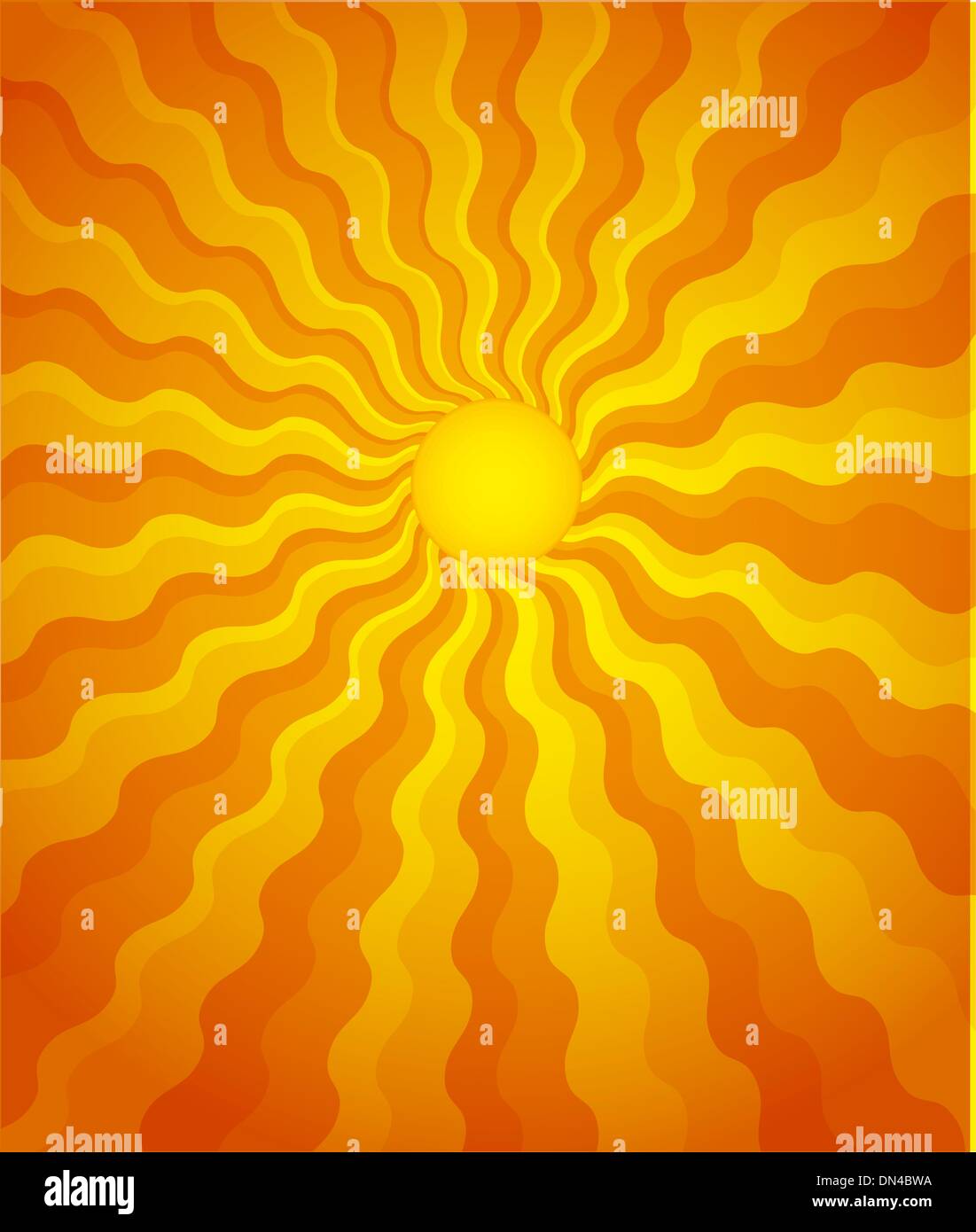 Burning hot sun Stock Vector Images - Alamy