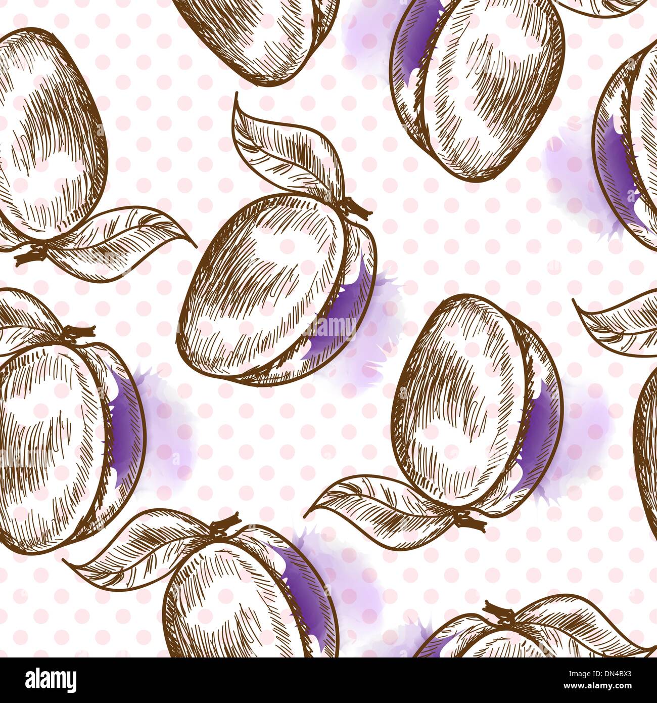 Plum pattern hi-res stock photography and images - Alamy