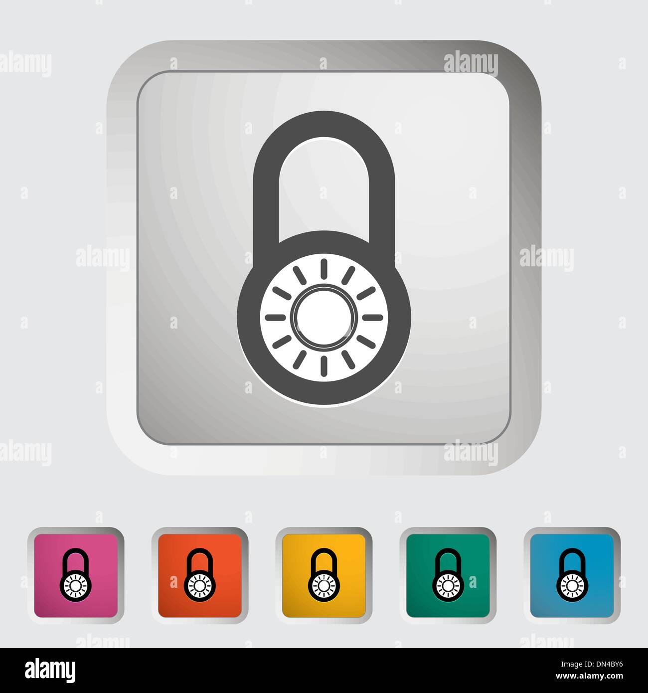 Padlock page Stock Vector Images - Alamy