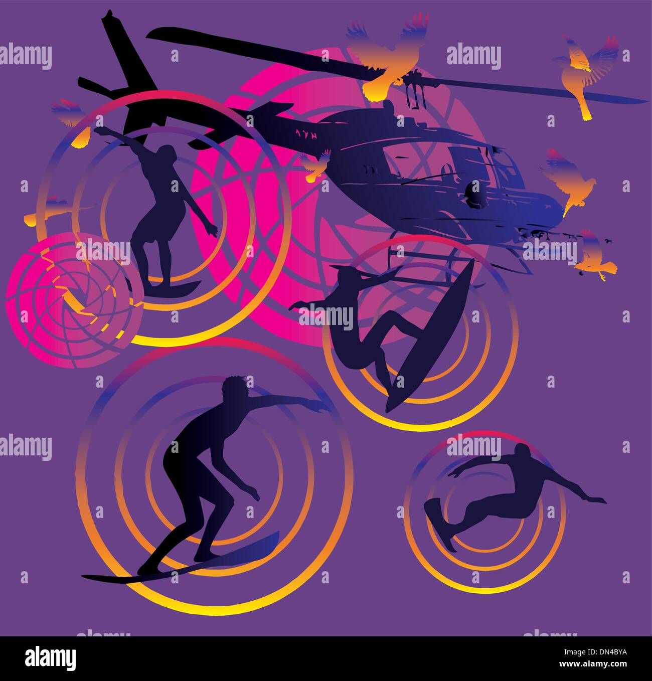 California usa pacific coast Stock Vector Images - Alamy