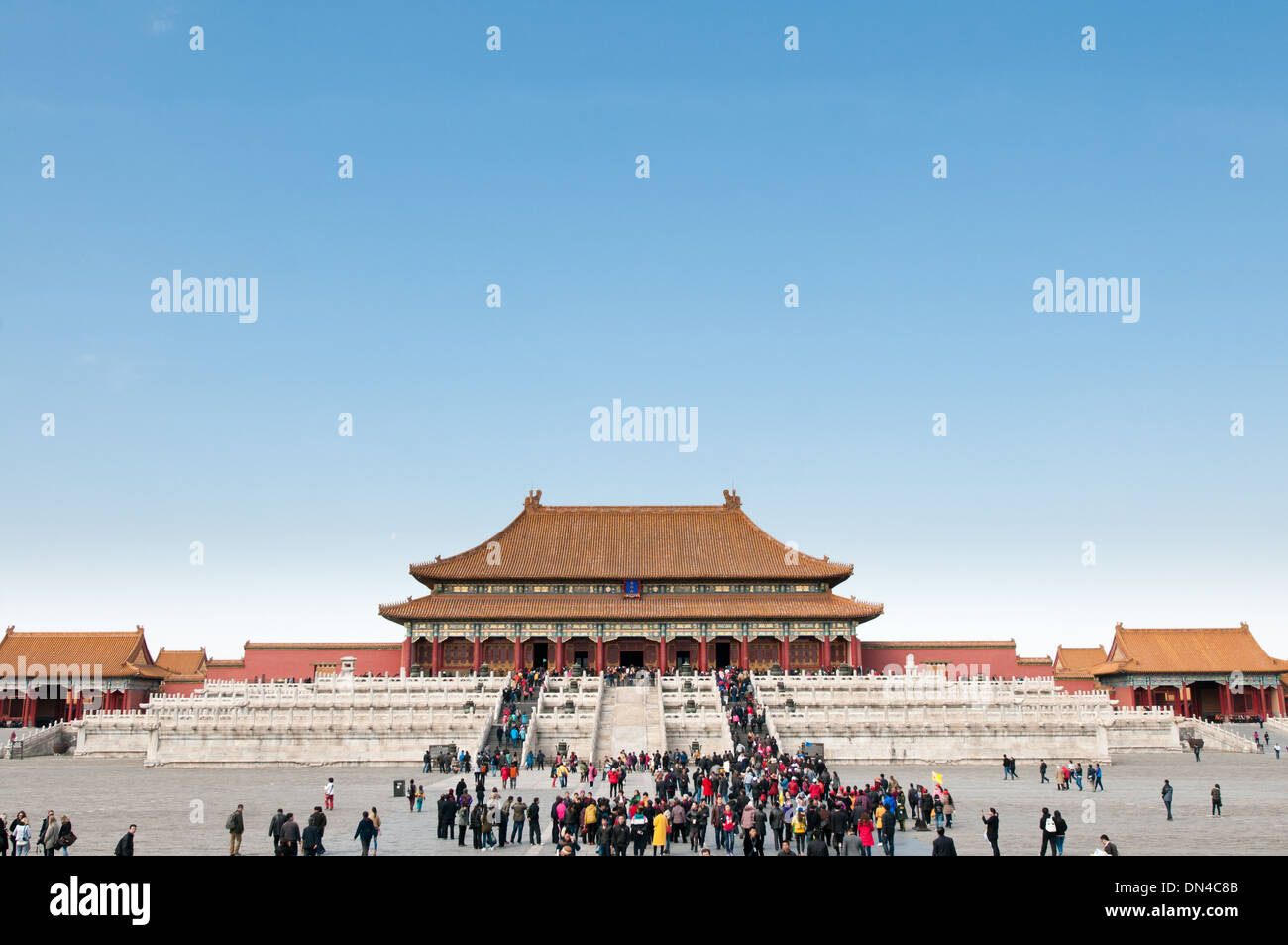 Hall of Supreme Harmony (Taihedian) in Forbidden City, Beijing, China ...