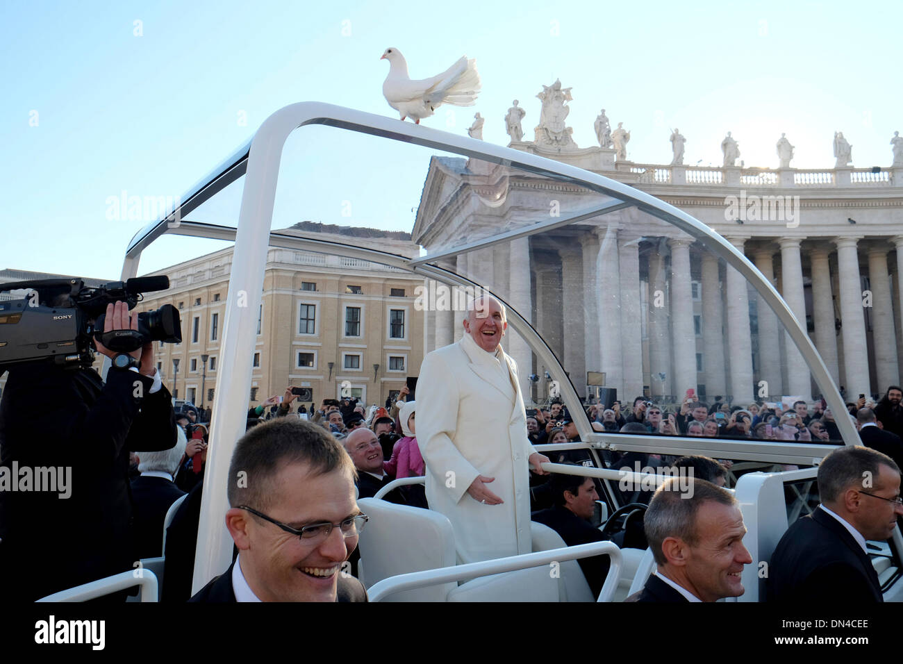Pope Francis With Dove