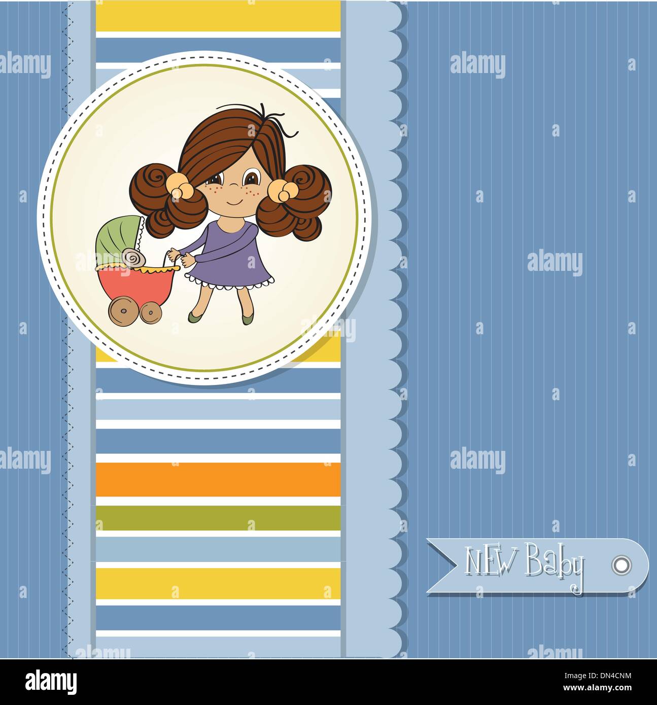 Woman pram Stock Vector Images - Alamy
