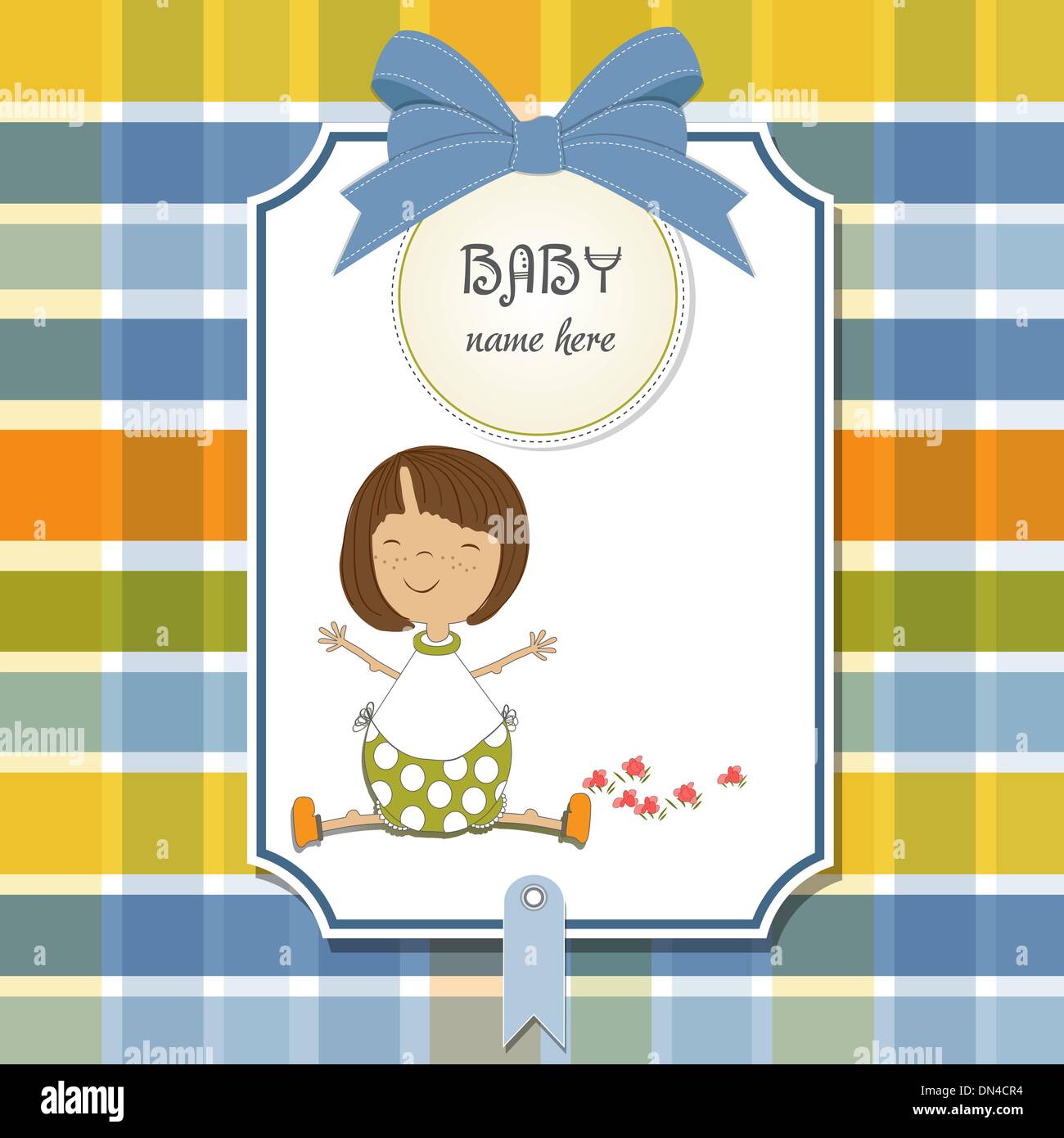 welcome little girl Stock Vector Image & Art - Alamy