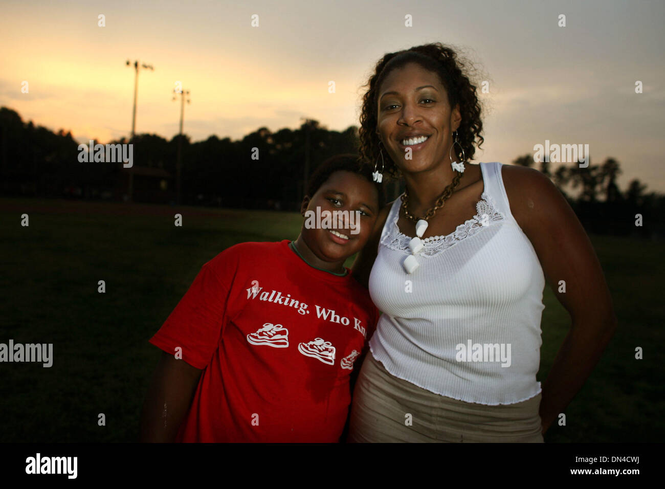 Jul 24, 2006; Atlanta, GA, USA; Eight-year-old KODIE STRINGER and his ...