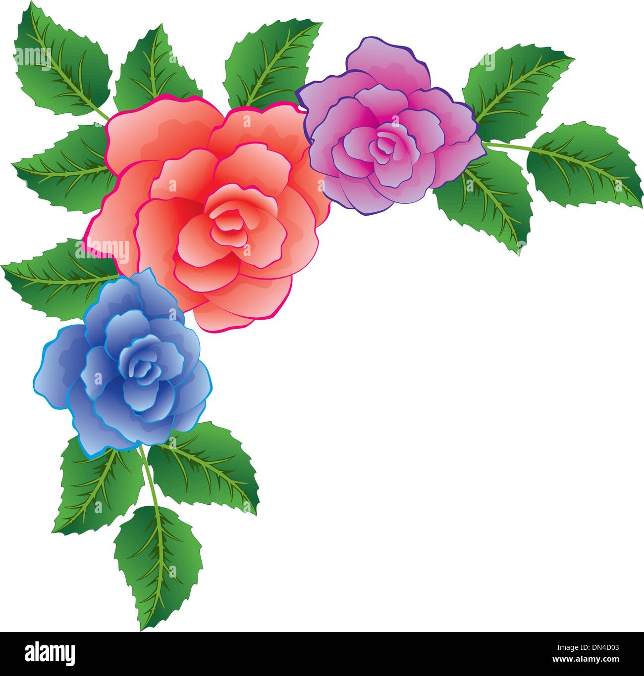 vector roses Stock Vector Image & Art - Alamy