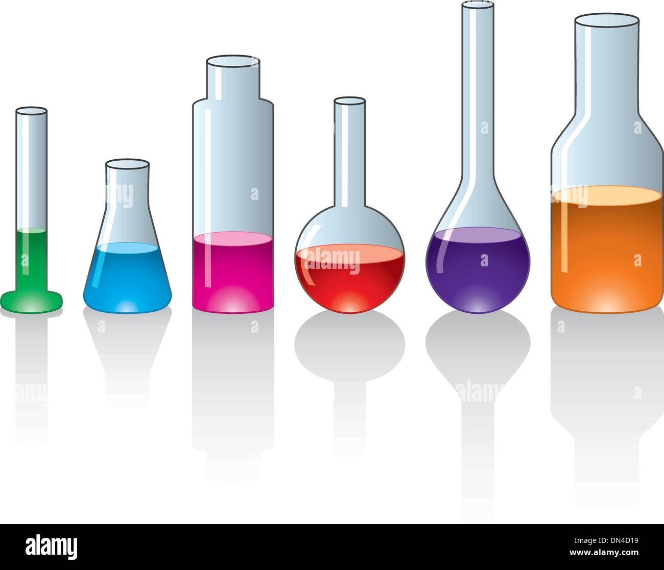 Set laboratory science vector hi-res stock photography and images - Alamy