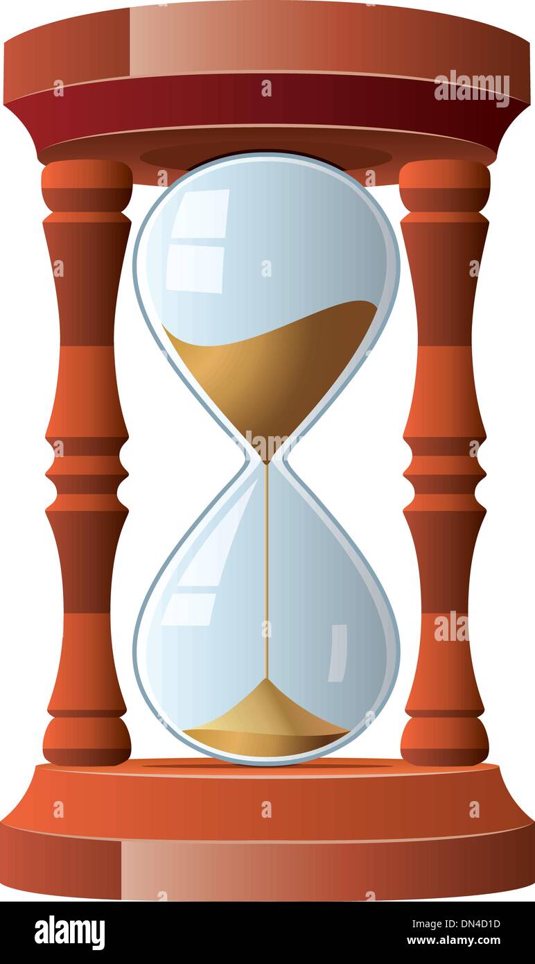 vector illustration of vintage hourglass Stock Vector Image & Art - Alamy