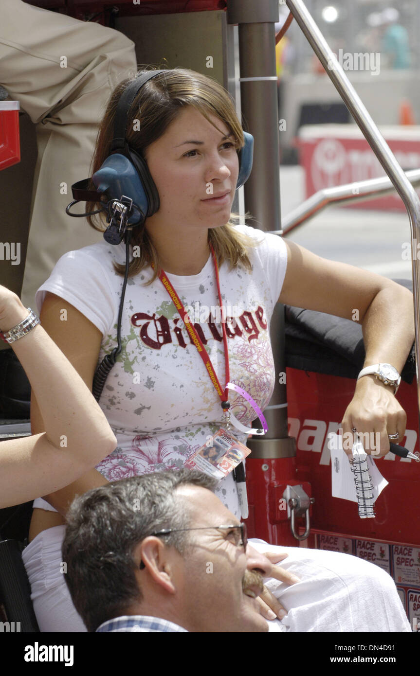 Jul 30, 2006; San Jose, CA, USA; CLAIRE BOURDAIS, wife of Champ Car ...