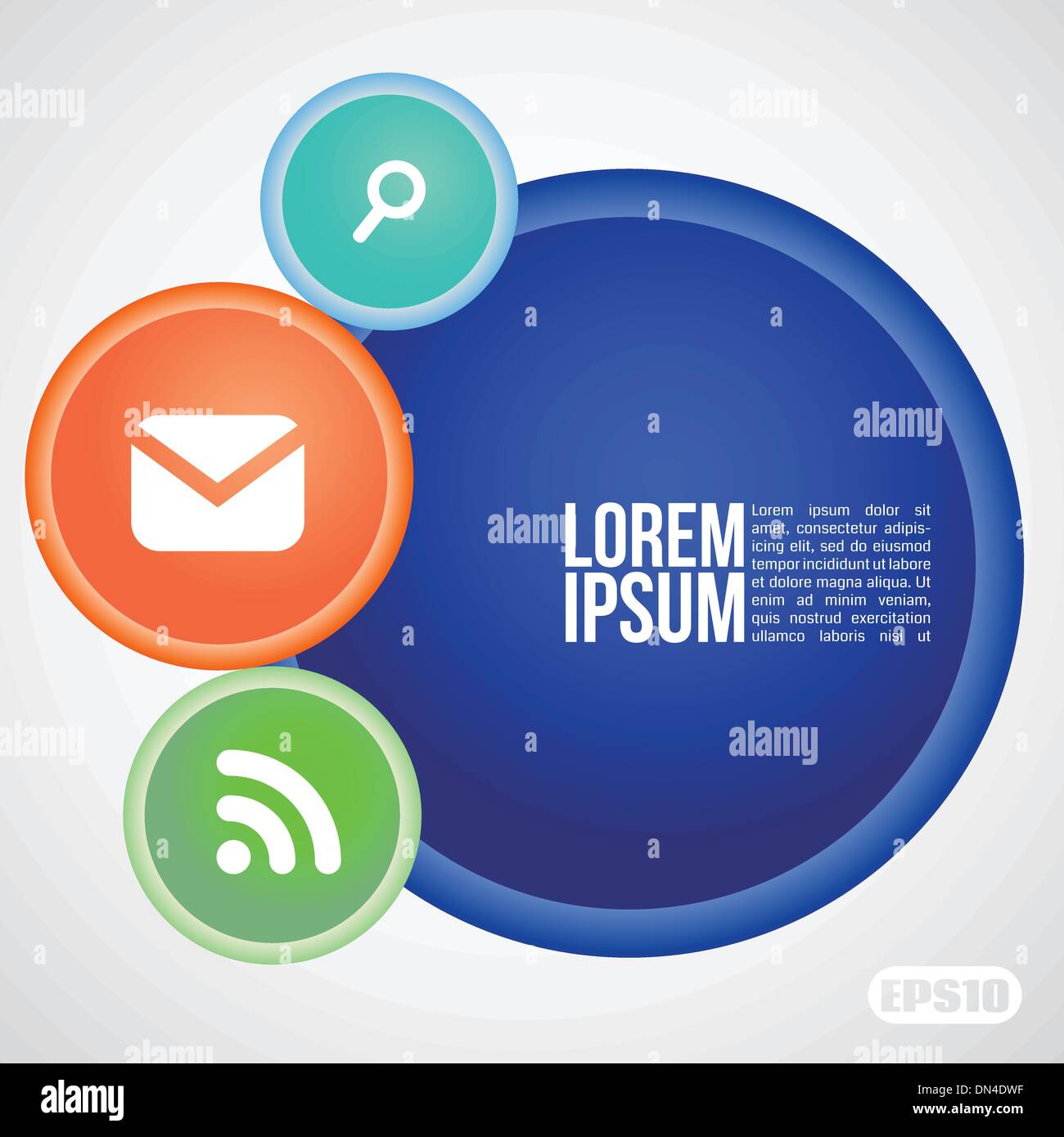 New information sign rounded Stock Vector Images - Alamy