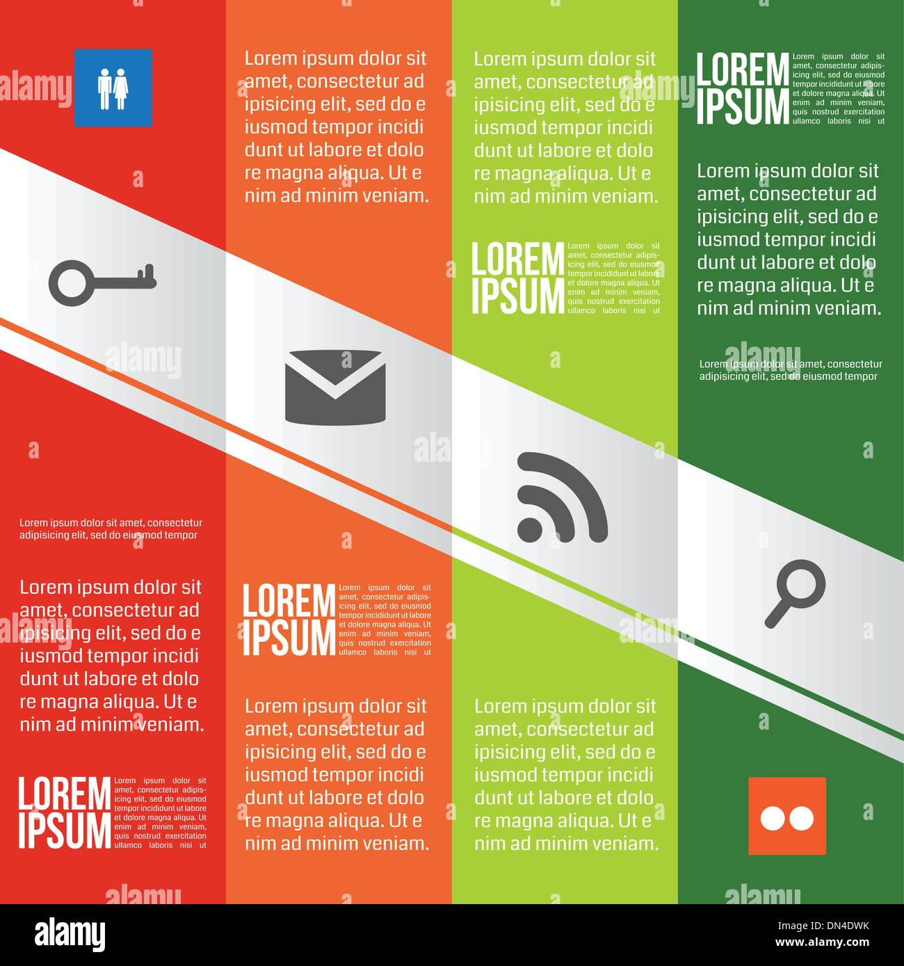 Set education banners paper hi-res stock photography and images - Alamy