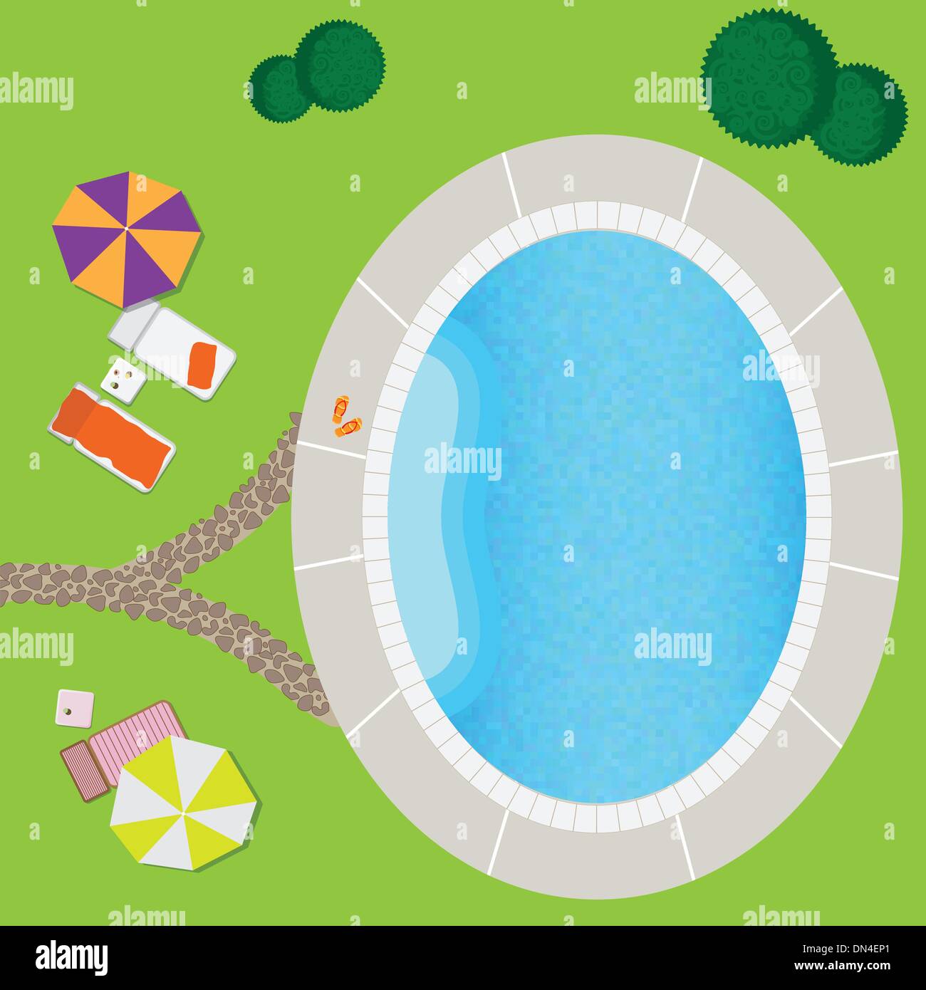 Swimming pool drawing hi-res stock photography and images - Alamy