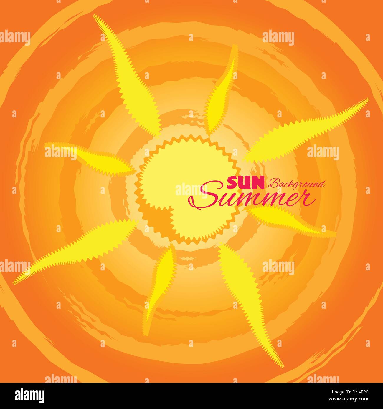 Summer warm sun Stock Vector Images - Alamy