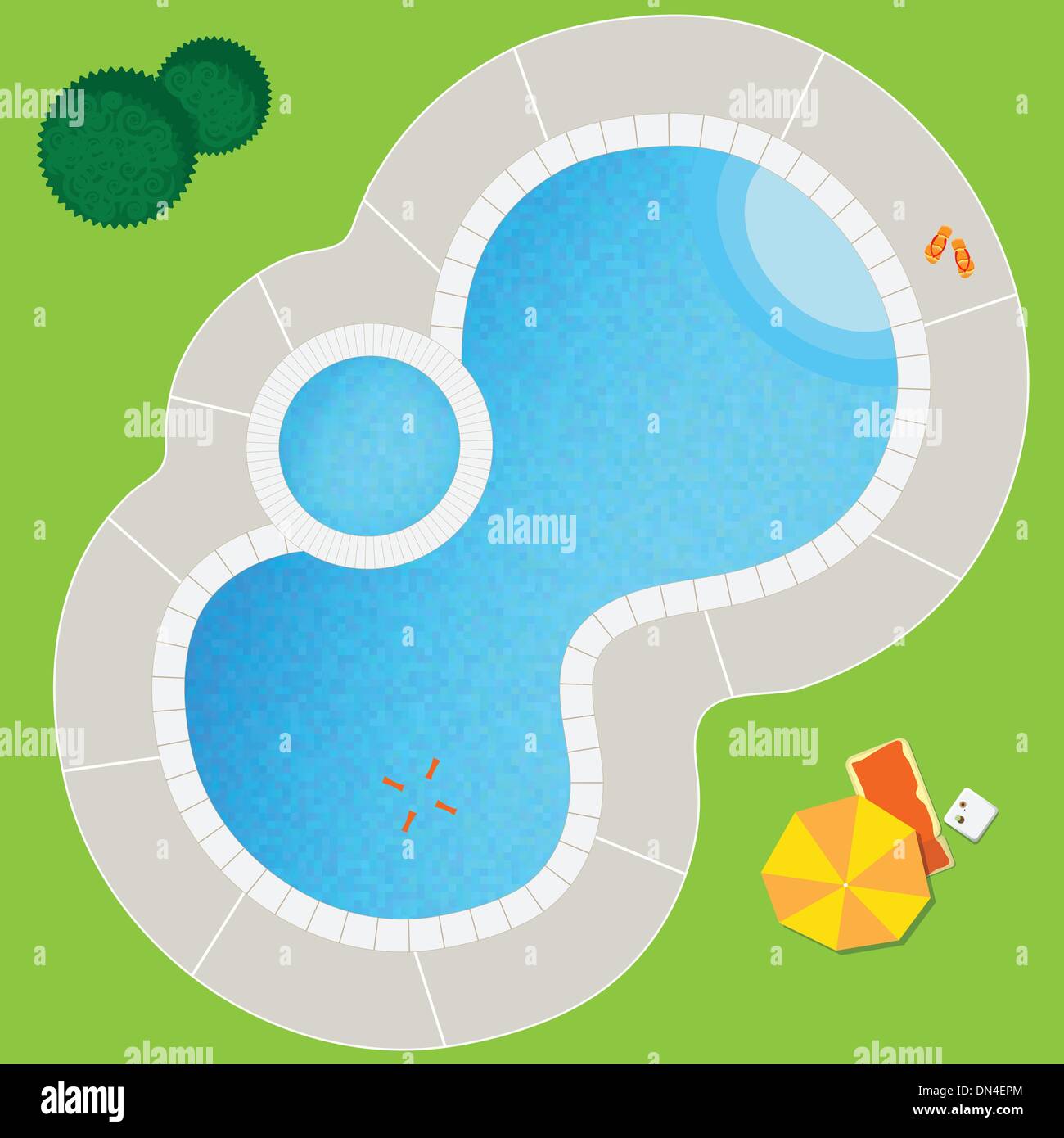 Deep pool Stock Vector Images - Alamy