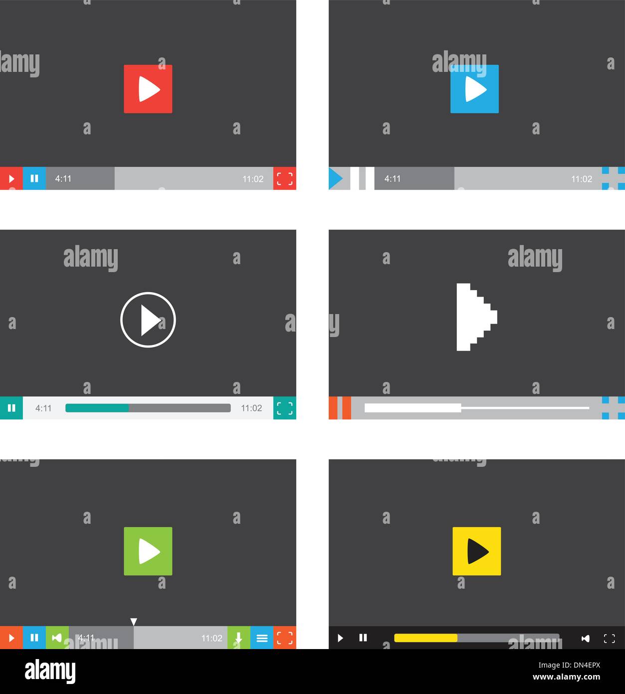 Media player device Stock Vector Images - Alamy