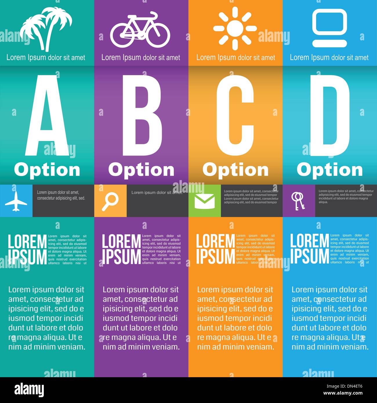 Set education banners paper hi-res stock photography and images - Alamy