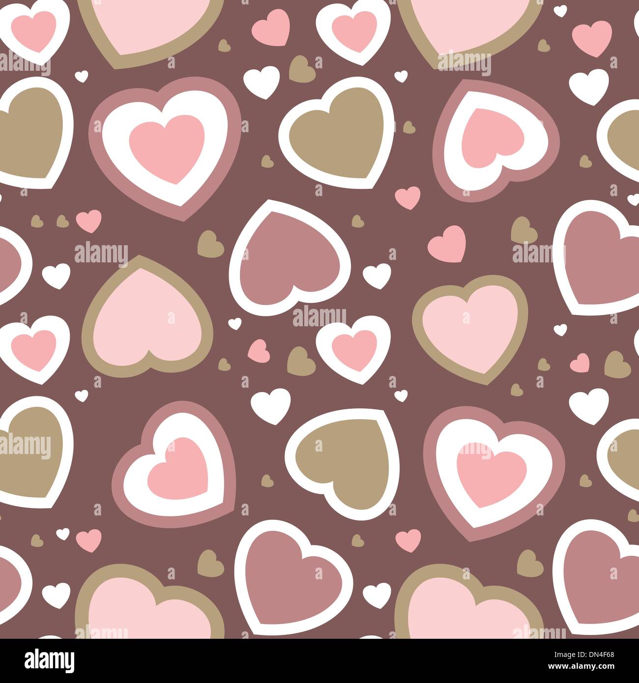 Card flowers seamless pattern Stock Vector Images - Alamy