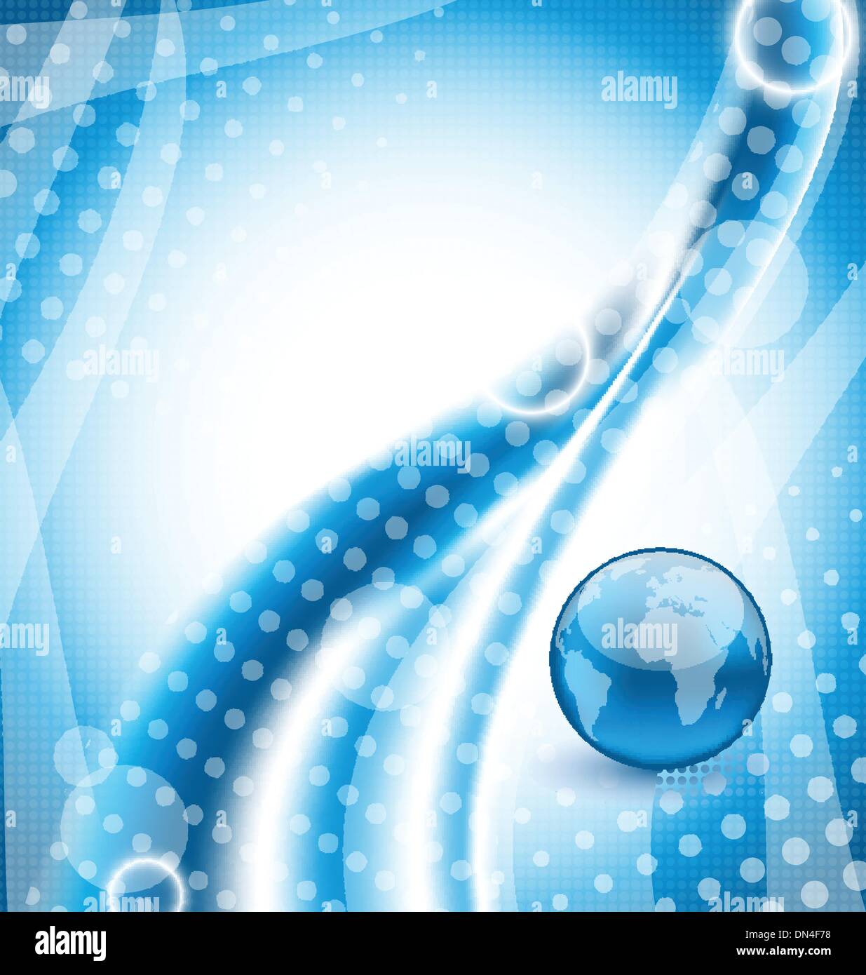 Abstract business card with Earth planet Stock Vector Image & Art - Alamy