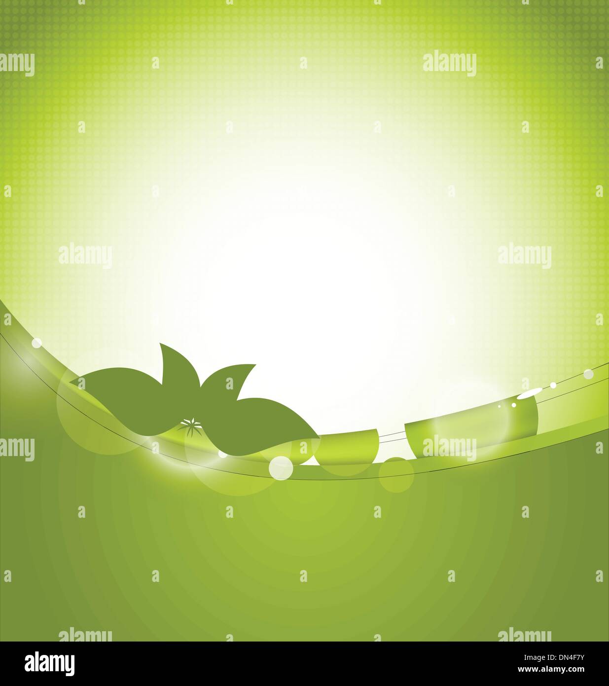 Ecology background with green leaves Stock Vector Image & Art - Alamy