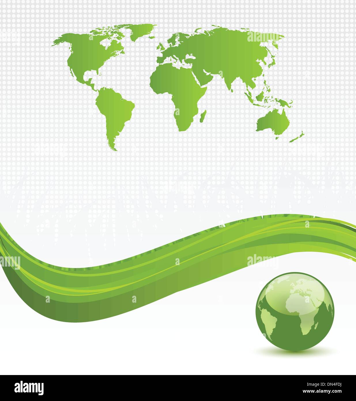 Nature brochure with global planet and grass Stock Vector Image & Art ...