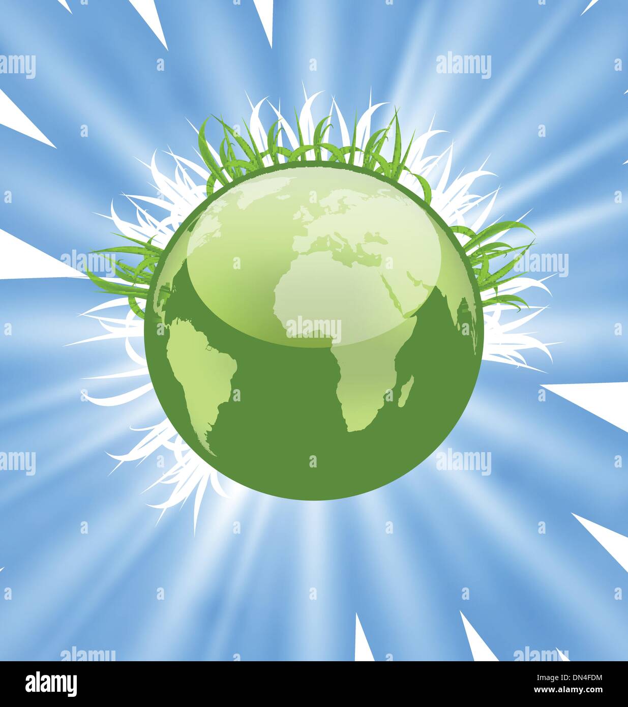 Icon earth with grass, environment symbol Stock Vector Image & Art - Alamy