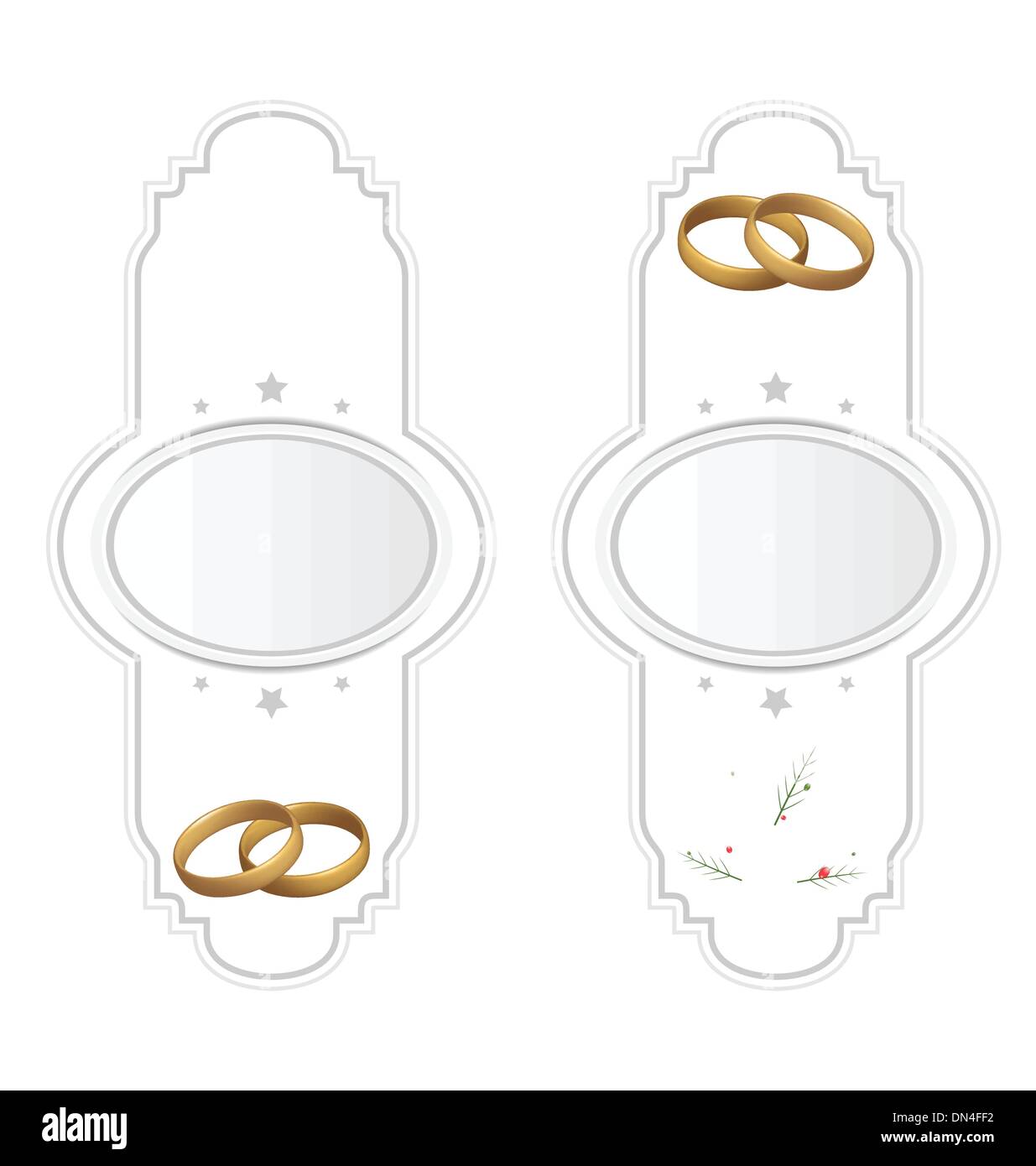 Rose gold ring Stock Vector Images - Alamy