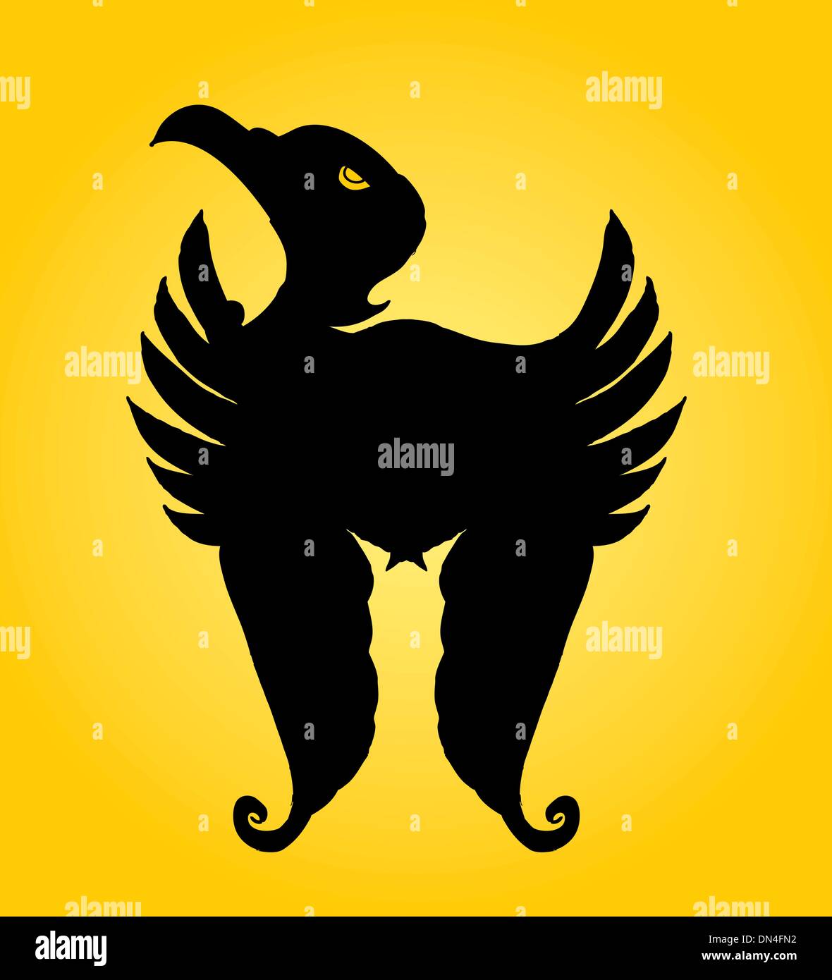 hand drawing wings vector art Stock Vector Image & Art - Alamy