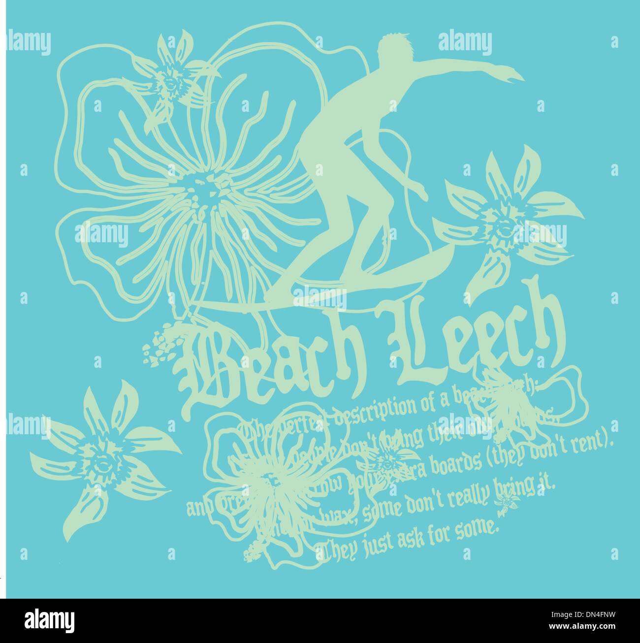 pacific surfer vector graphic design Stock Vector Image & Art - Alamy