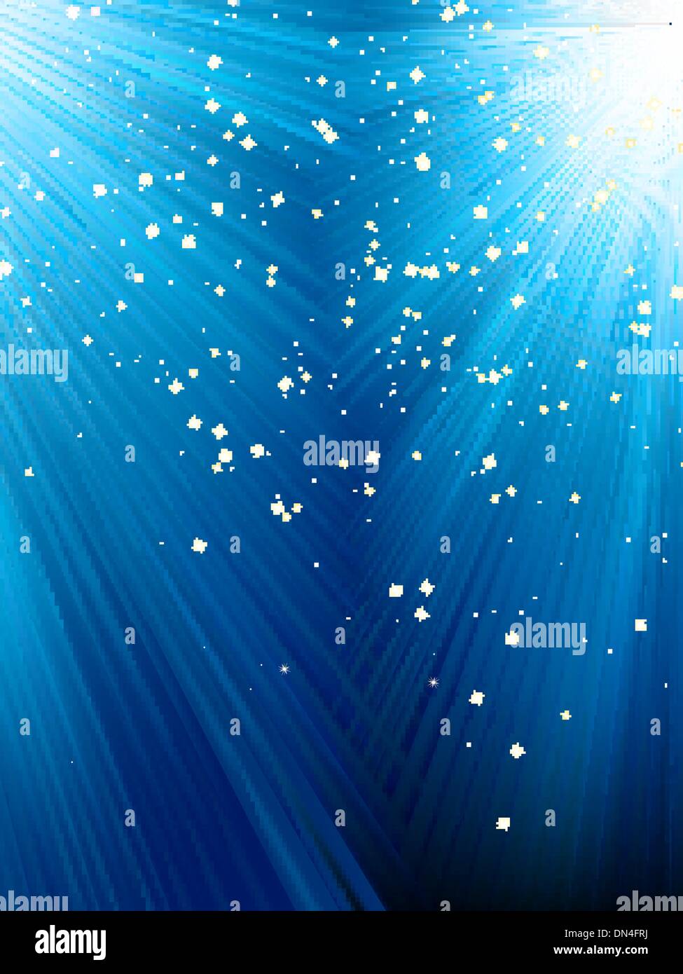 Magical winter night starry Stock Vector Images - Alamy