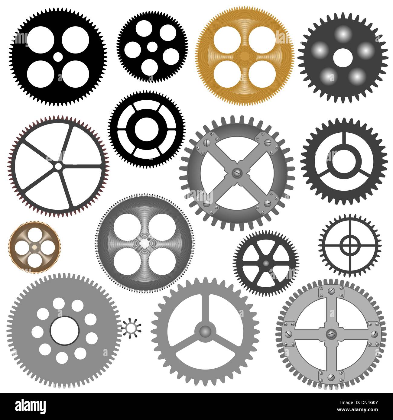 vector gears cogwheels Stock Vector Image & Art - Alamy