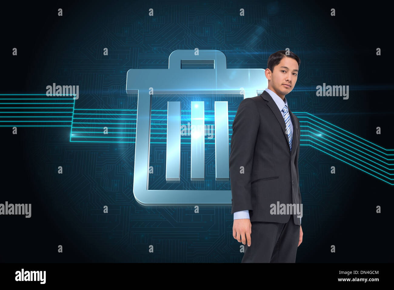Serious man line icon hi-res stock photography and images - Alamy