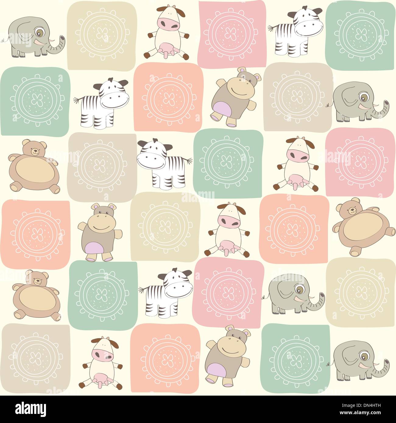 Elephant zebra toy Stock Vector Images - Alamy