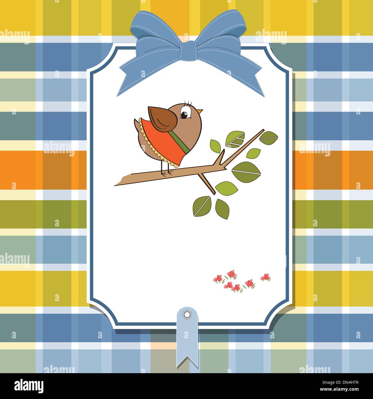 Child bird box tree Stock Vector Images - Alamy
