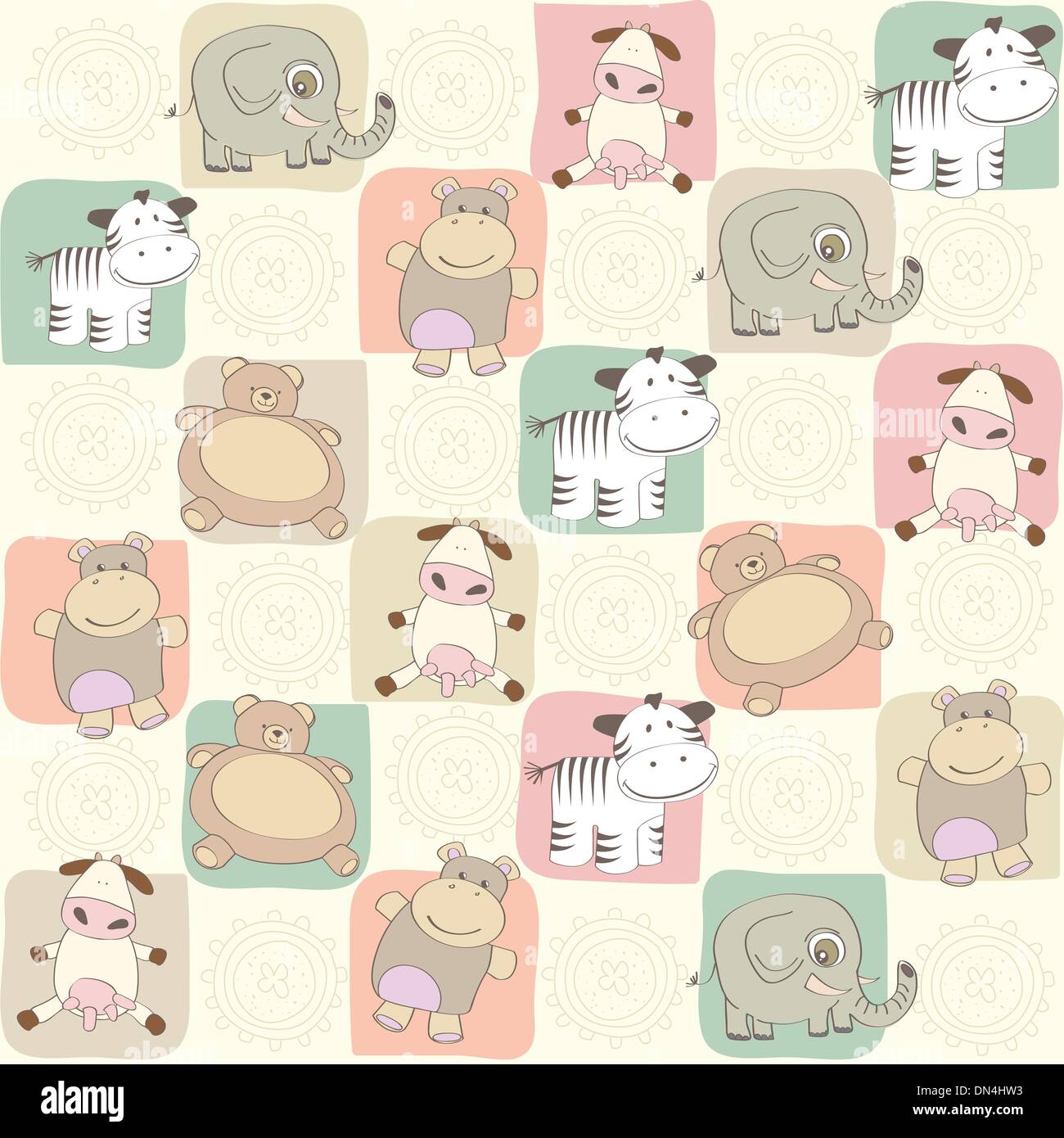 Elephant zebra toy Stock Vector Images - Alamy