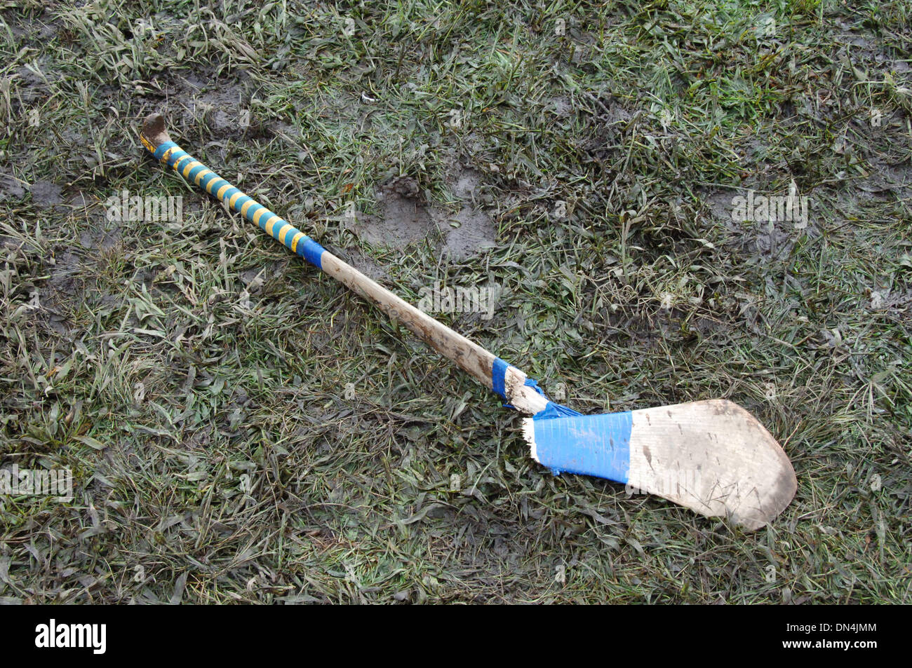 Sep 01, 2006; Philadelphia, PA, USA; A broken hurley, casualty of the ...