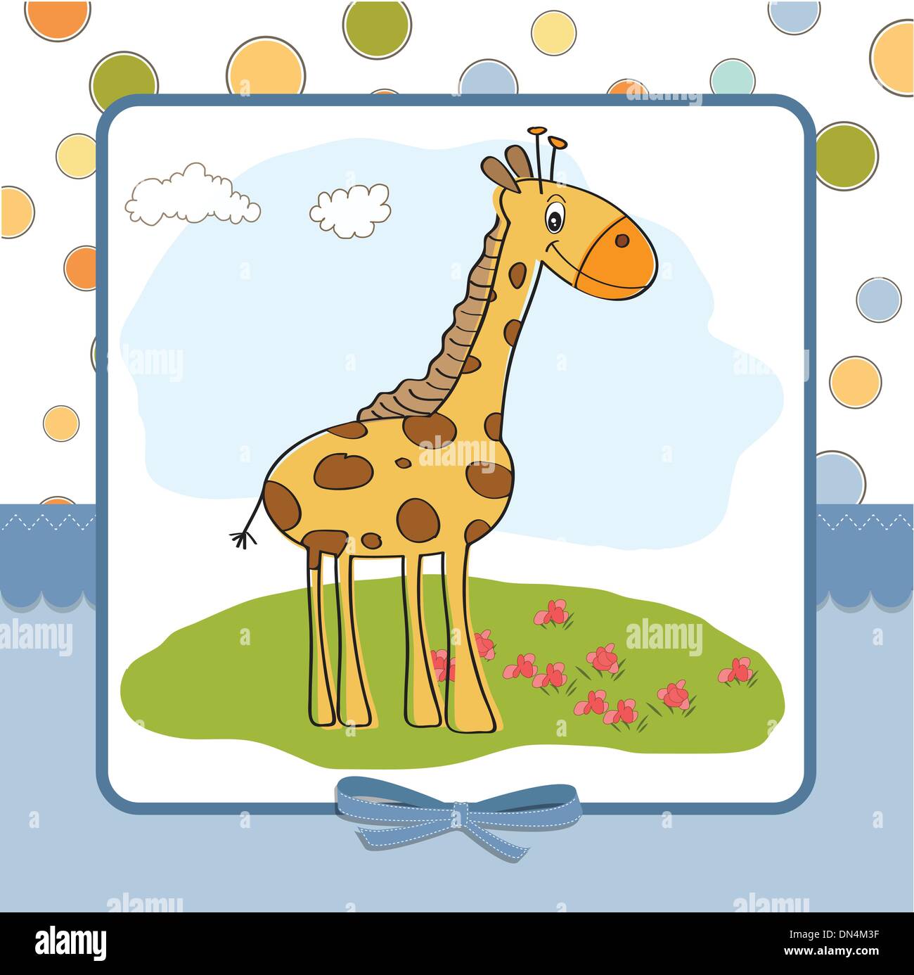 Single giraffe Stock Vector Images - Alamy