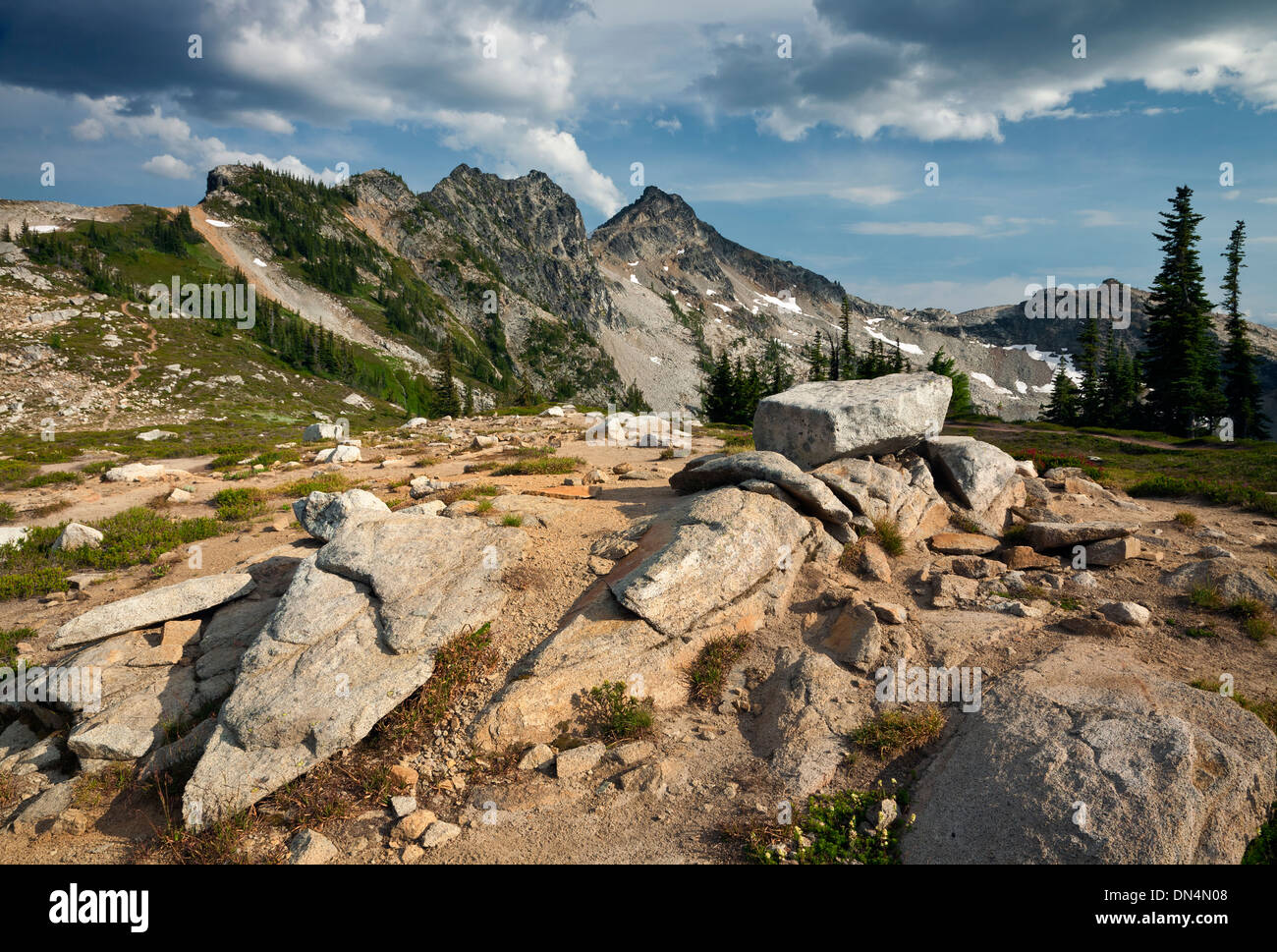 WASHINGTON - Storm clouds forming over the North Cascades near Maple ...
