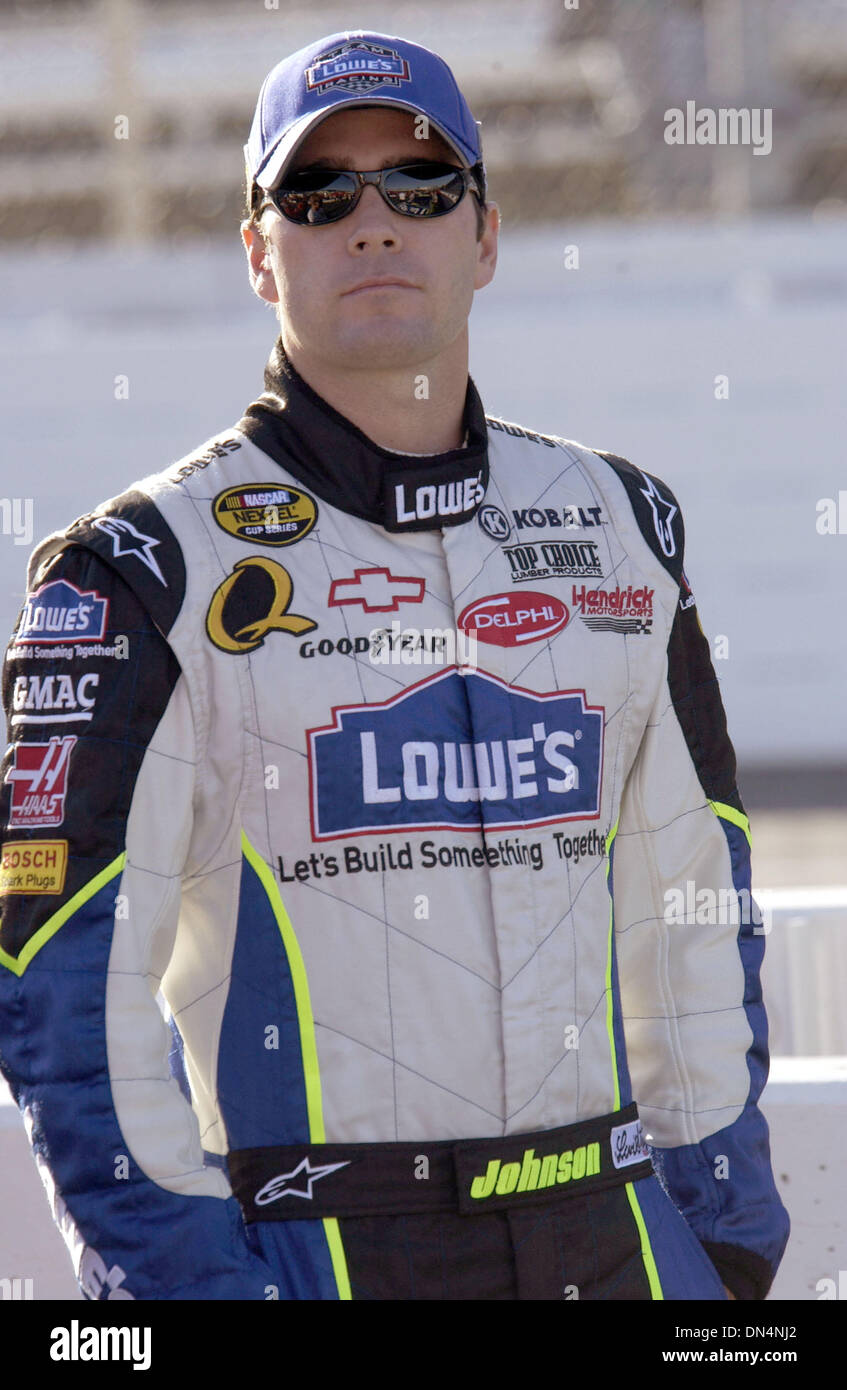 Oct 20, 2006; Martinsville, VA, USA; NASCAR Nextel Cup Driver JIMMIE ...