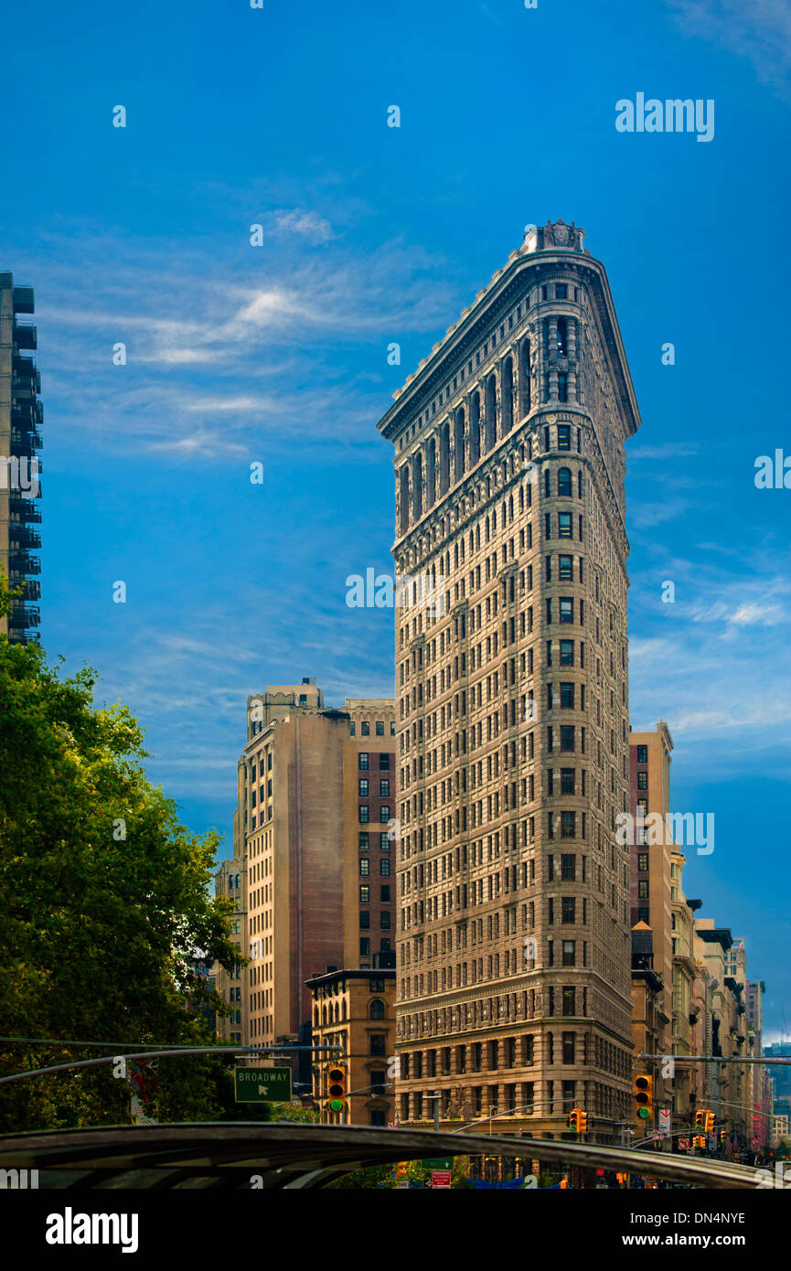 Corner of Broadway, Fifth Ave & 23rd Street New York City Flatiron ...