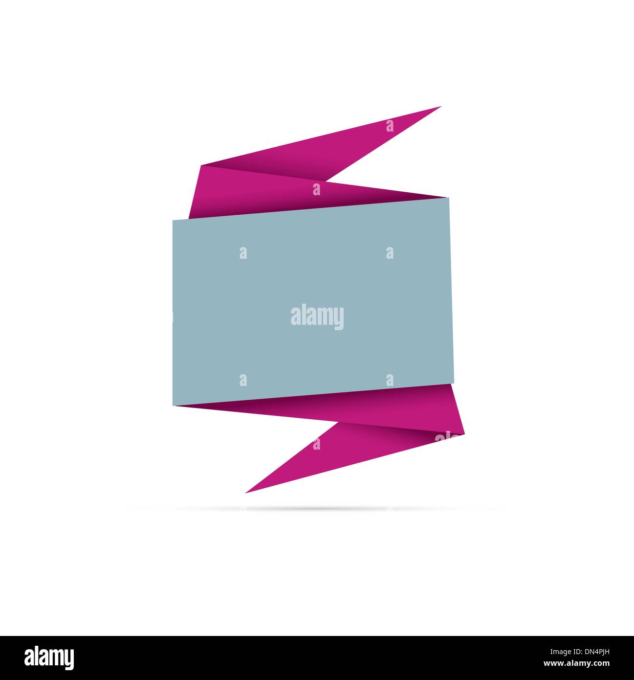 origami style label Stock Vector Image & Art - Alamy