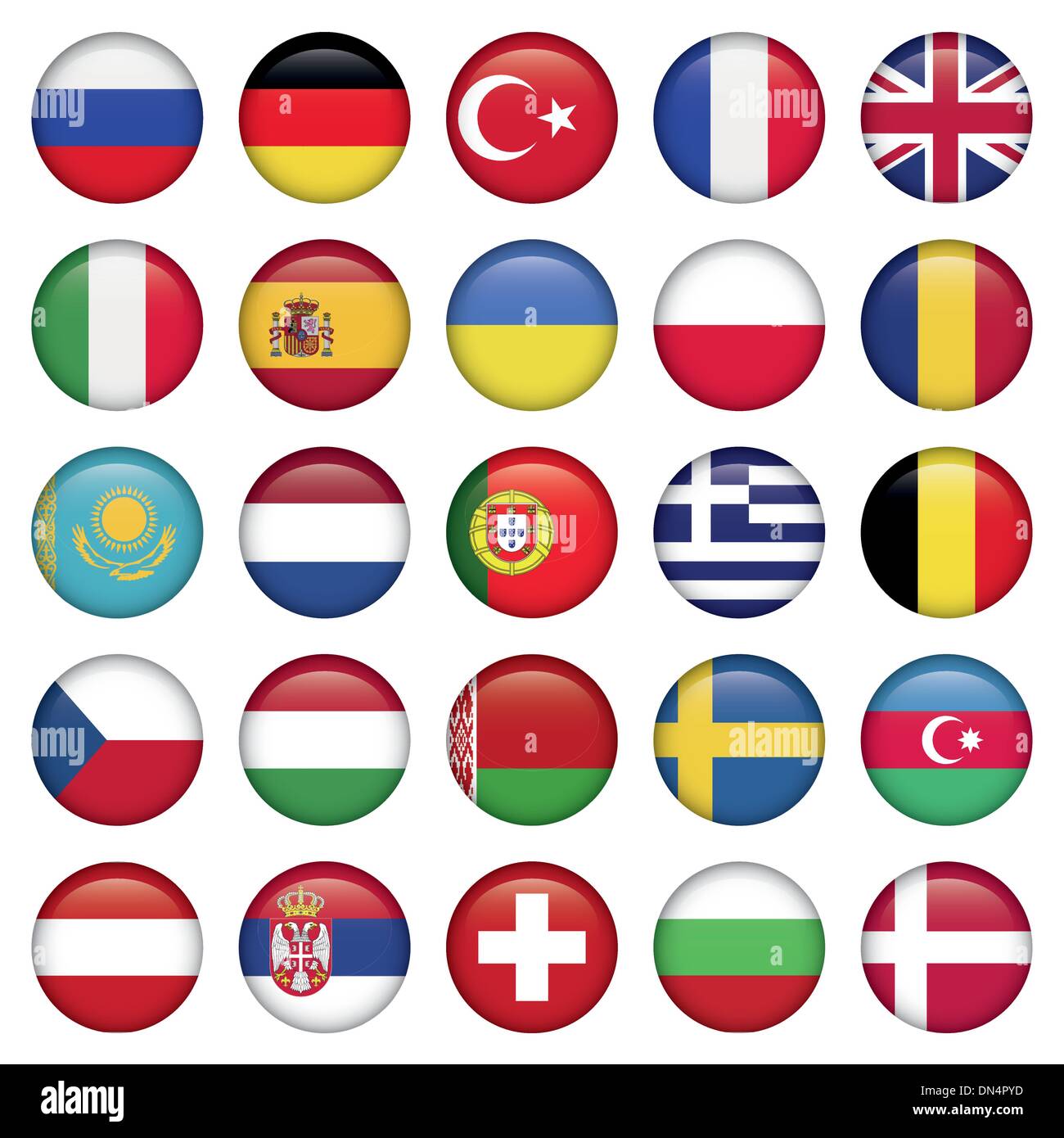 Denmark and eu flags Cut Out Stock Images & Pictures - Alamy