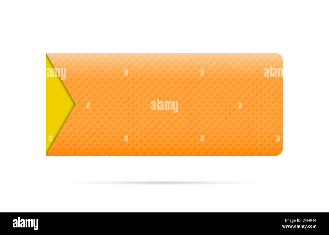 The orange button with arrow Stock Vector Image & Art - Alamy