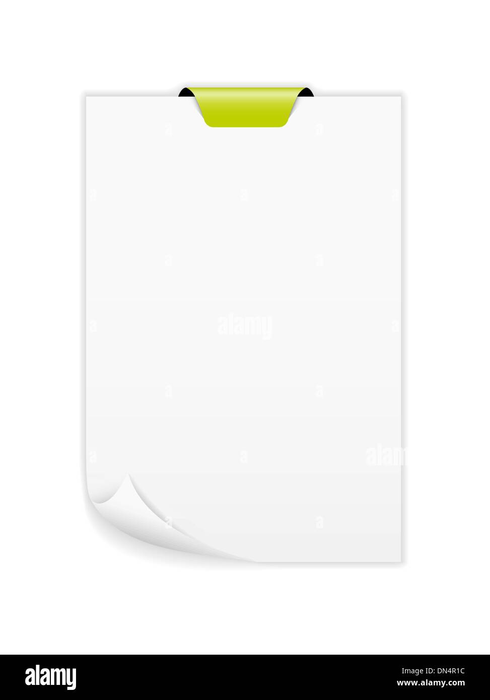 Folded note paper not money Stock Vector Images - Alamy