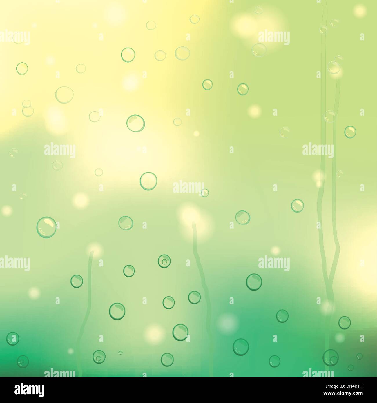 Closeup rain on window Stock Vector Images - Alamy