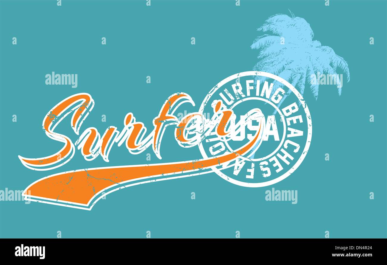 Usa palm not hawaii Stock Vector Images - Alamy