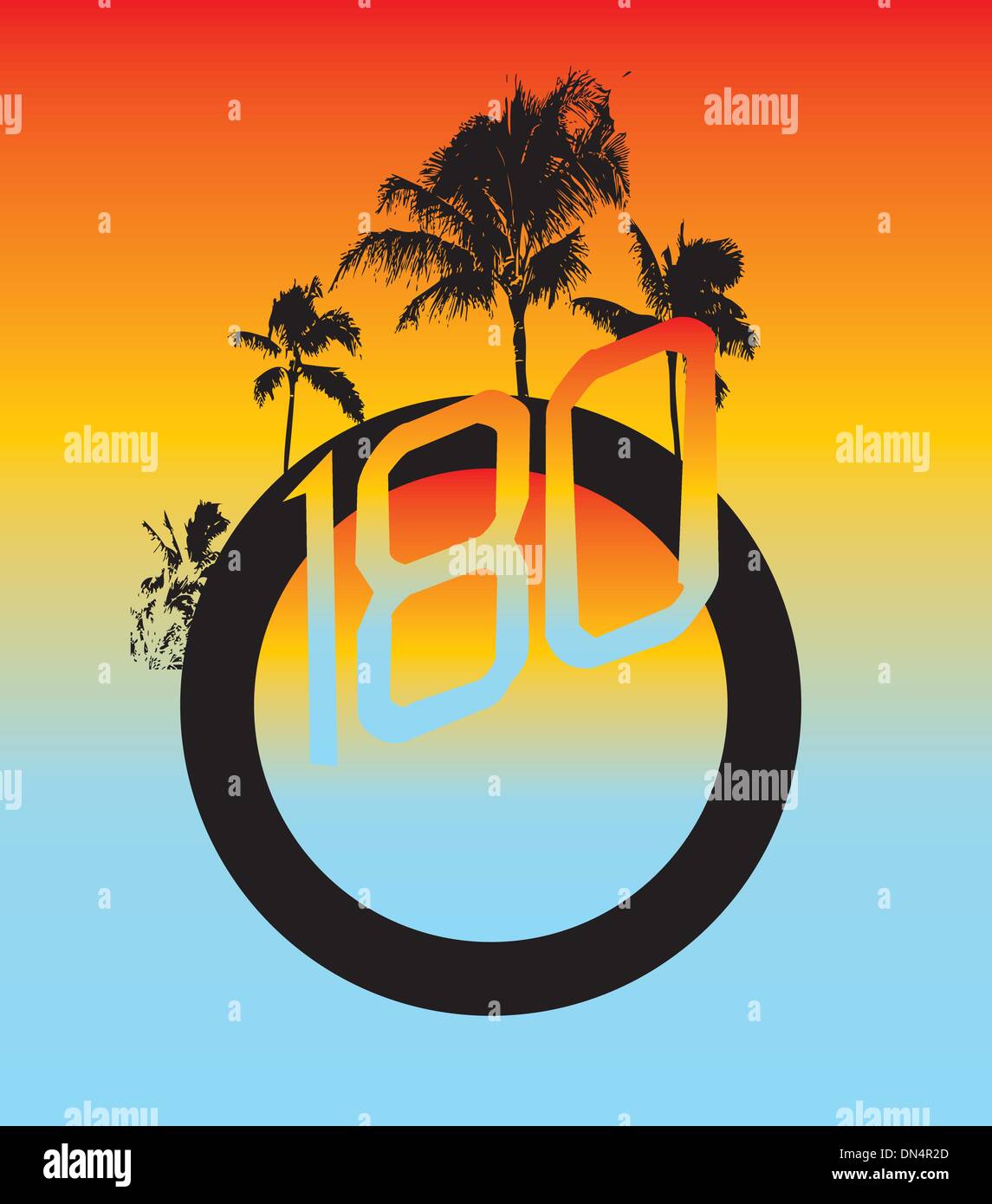 pacific surfer vector graphic design Stock Vector Image & Art - Alamy