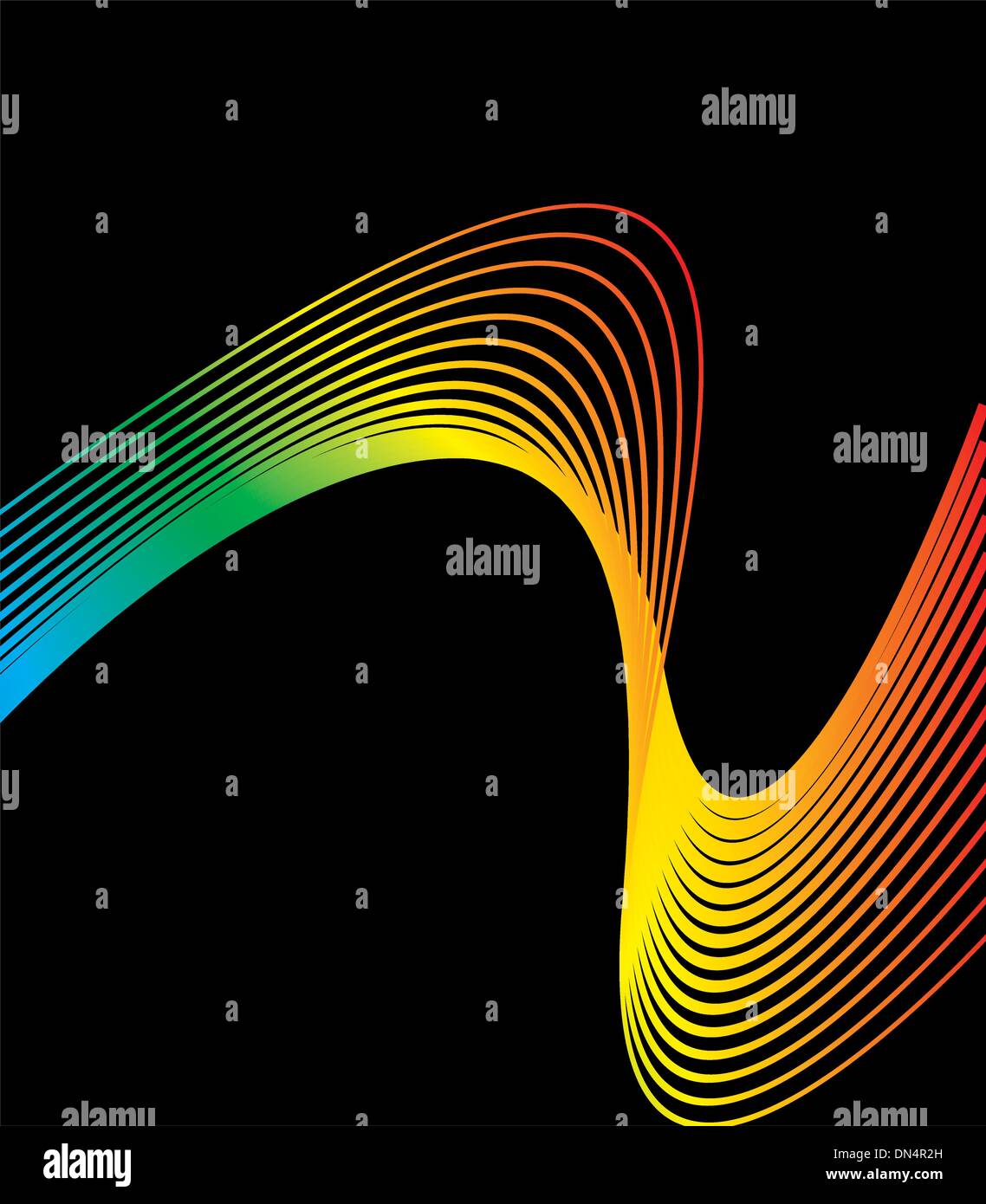 black background mix color line vector art Stock Vector Image & Art - Alamy