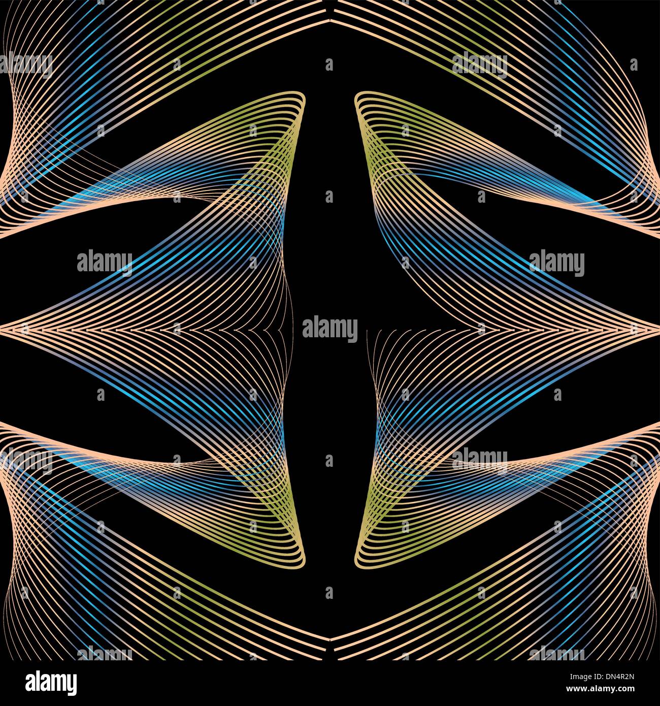 black background mix color line vector art Stock Vector Image & Art - Alamy